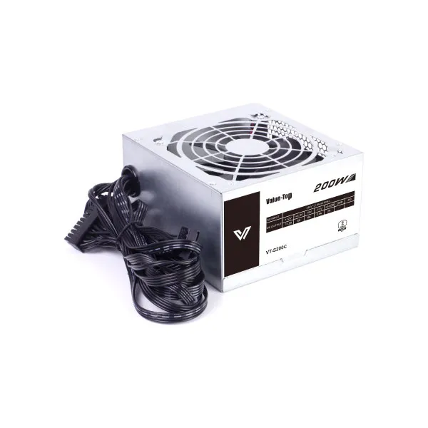Value-Top VT-S200C Real 200W ATX Power Supply with Flat Cable (Industry ...